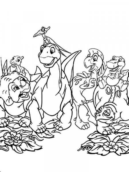 Land Before Time coloring pages