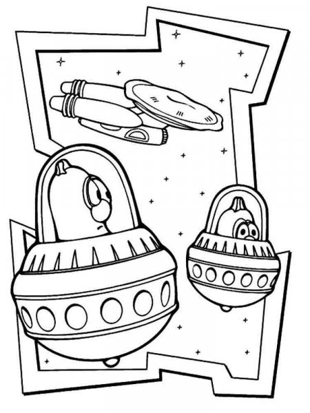 Larry Boy coloring pages