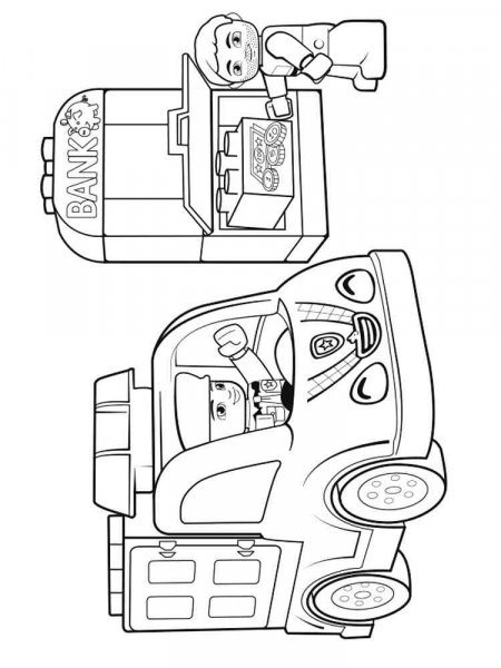 Lego coloring pages