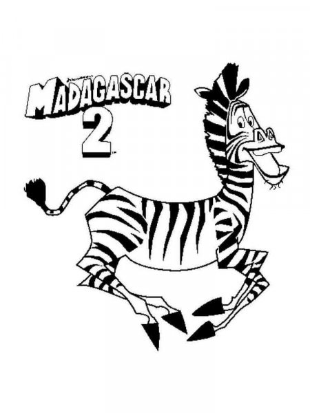 Madagascar coloring pages