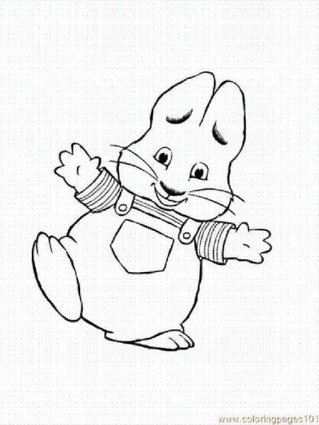 Max and Ruby coloring pages