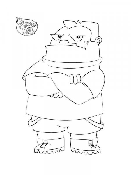Phineas and Ferb coloring pages