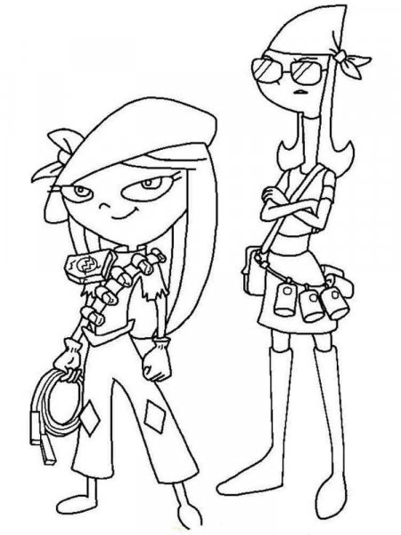 Phineas and Ferb coloring pages