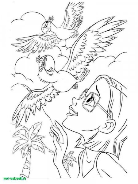 Rio and Rio 2 coloring pages