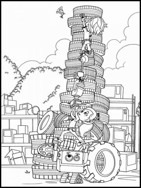 Rusty Rivets coloring pages