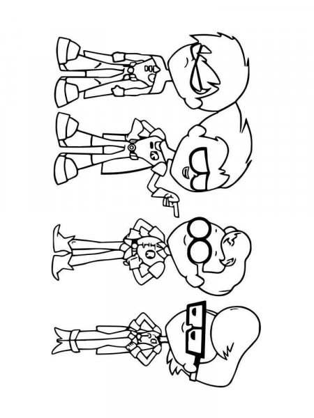Teen Titans Go coloring pages