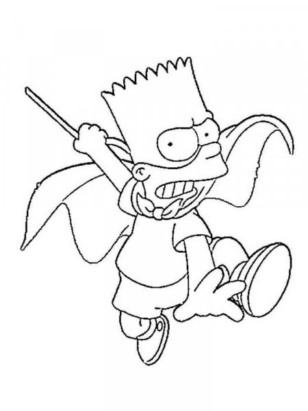 The Simpsons coloring pages