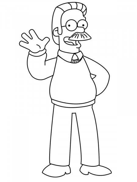 The Simpsons coloring pages