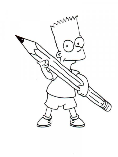 The Simpsons coloring pages