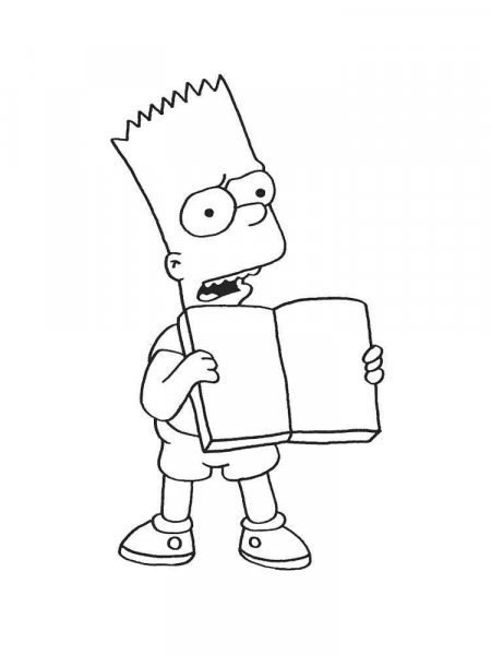 The Simpsons coloring pages