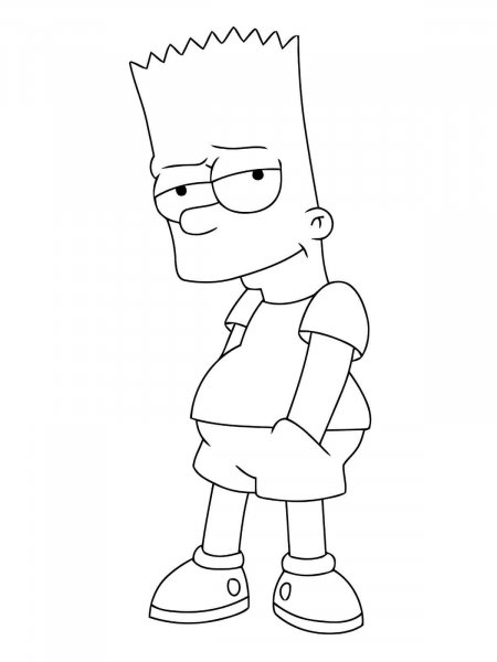 The Simpsons coloring pages