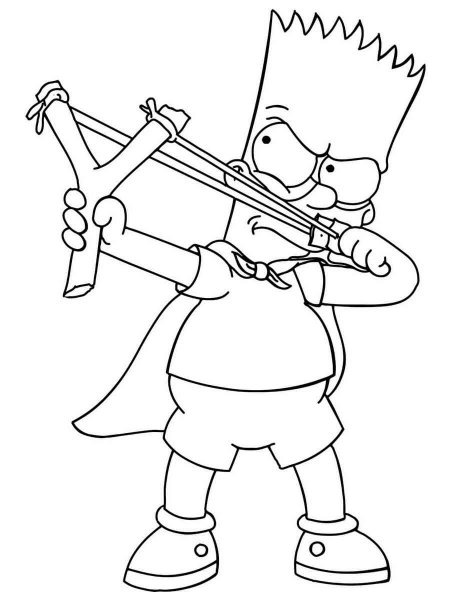 The Simpsons coloring pages