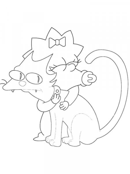The Simpsons coloring pages