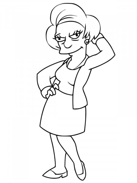 The Simpsons coloring pages