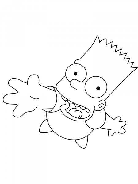 The Simpsons coloring pages