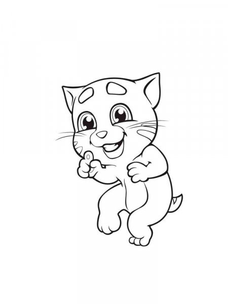 Tom and Angela coloring pages