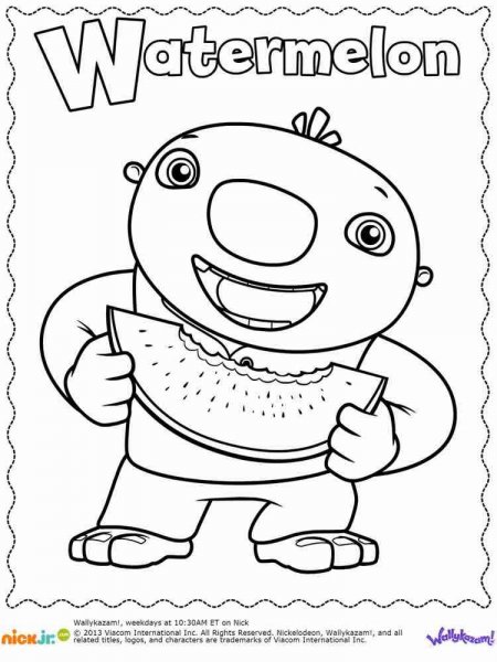 Wallykazam coloring pages