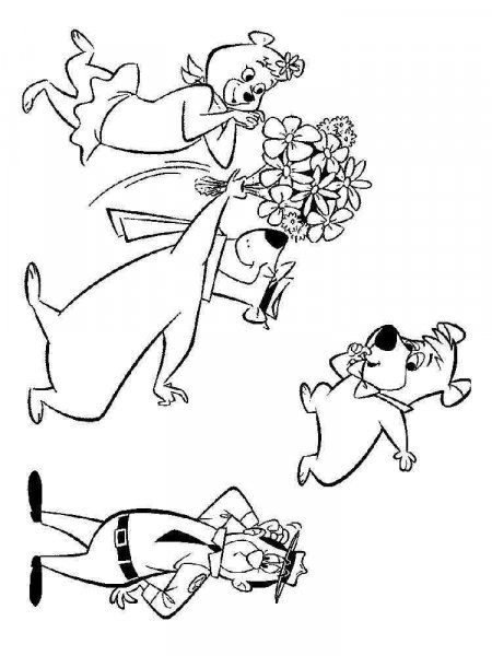 Yogi Bear coloring pages