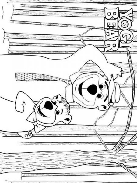 Yogi Bear coloring pages