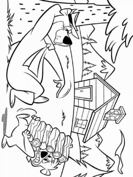 Yogi Bear coloring pages