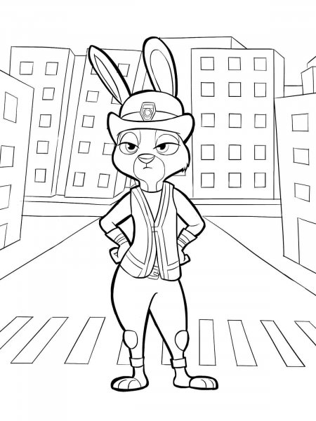 Zootopia coloring pages