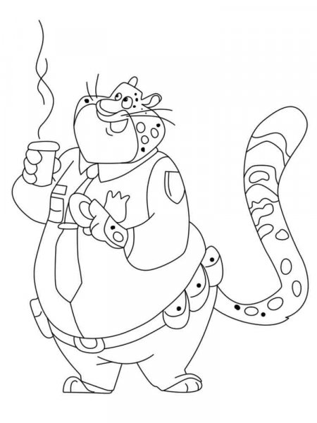 Zootopia coloring pages