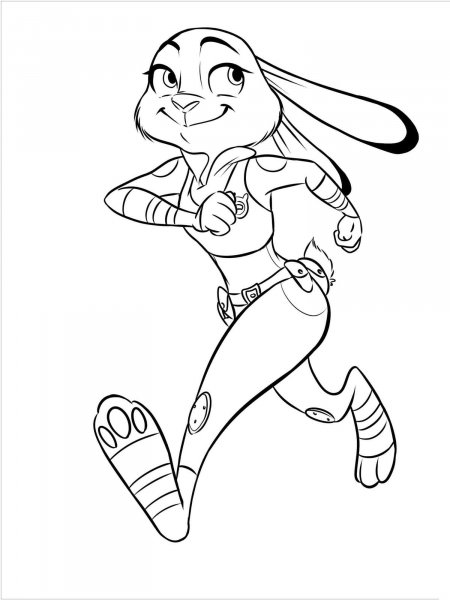 Zootopia coloring pages