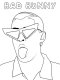 Bad Bunny coloring pages