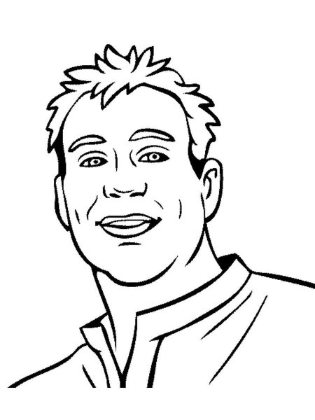 Bruno Mars coloring pages