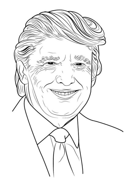 Donald Trump coloring pages