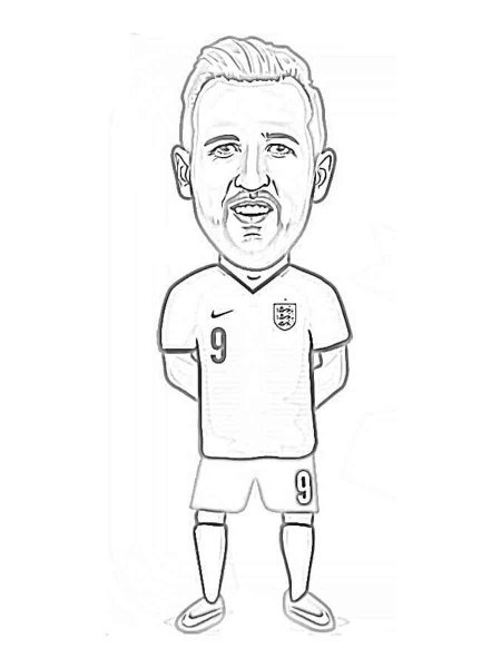 Harry Kane coloring pages