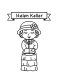 Helen Keller coloring pages