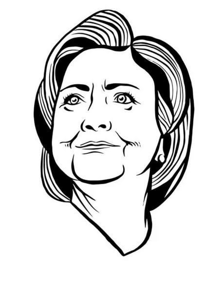 Hillary Clinton coloring pages