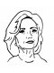 Hillary Clinton coloring pages
