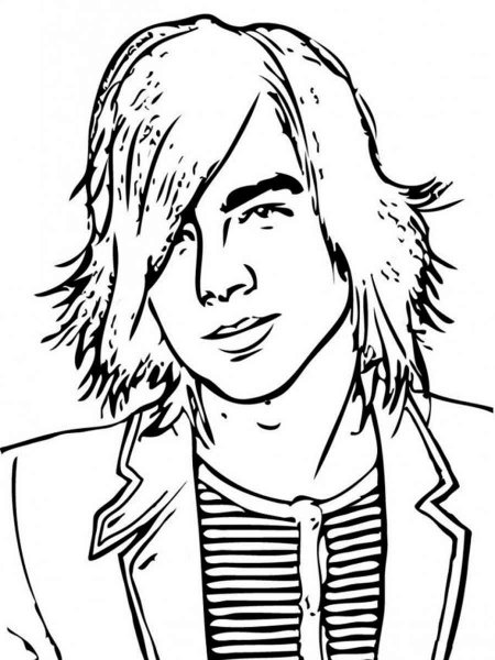 Jonas Brothers coloring pages