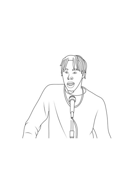 Justin Jefferson coloring page - Free printable