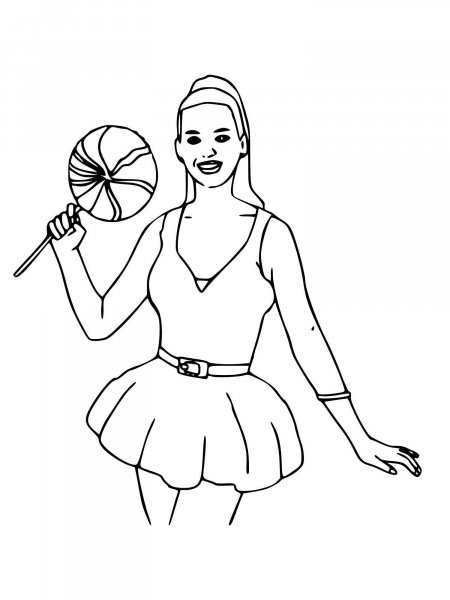 Katy Perry coloring pages