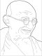 Mahatma Gandhi coloring pages