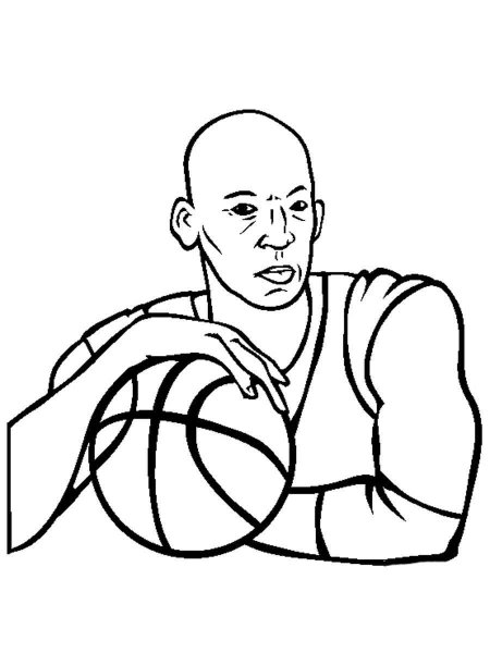 Michael Jordan coloring pages