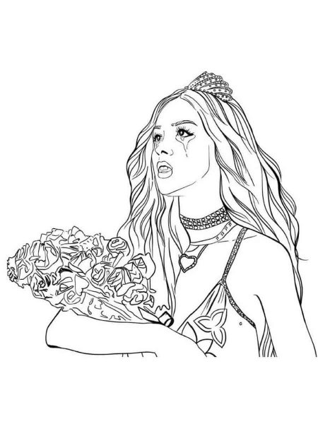 Olivia Rodrigo coloring pages