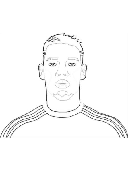 Paul Pogba coloring pages