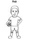 Pele coloring pages