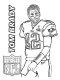 Tom Brady coloring pages