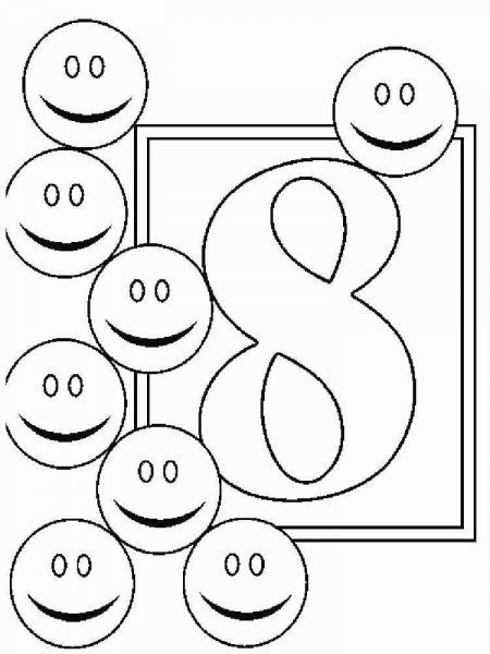 123 Numbers coloring pages