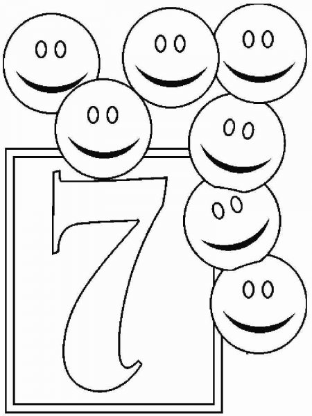 123 Numbers coloring pages