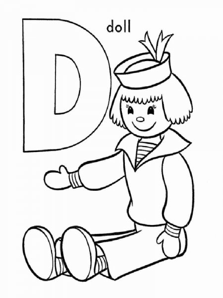 ABC Alphabet coloring pages