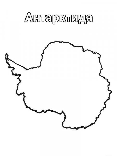 Antarctica coloring pages