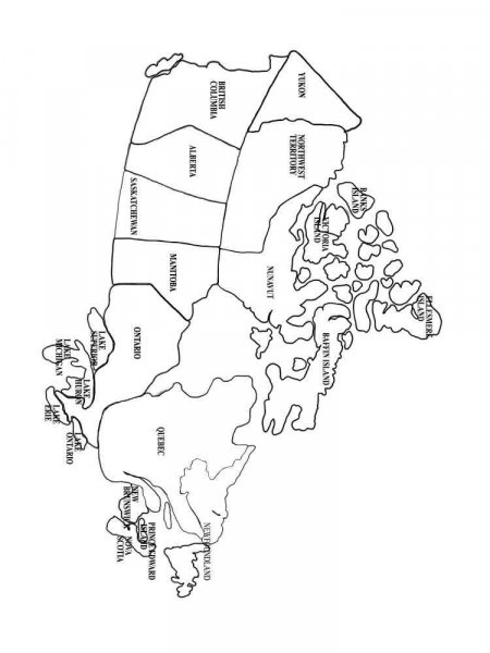 Canada coloring pages