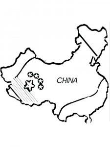 China coloring pages