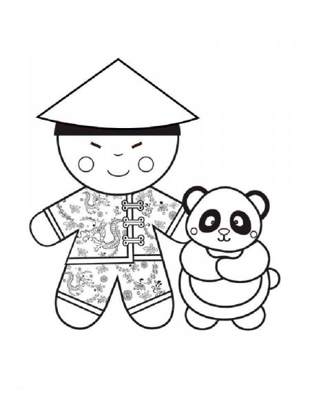 China coloring pages